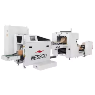 V Bottom Paper Bag Machine With Window NS-VWBM - Argentina | NESSCO